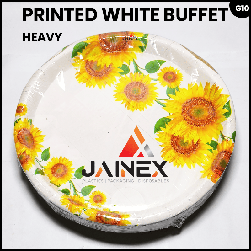 Printed White Buff Heavy